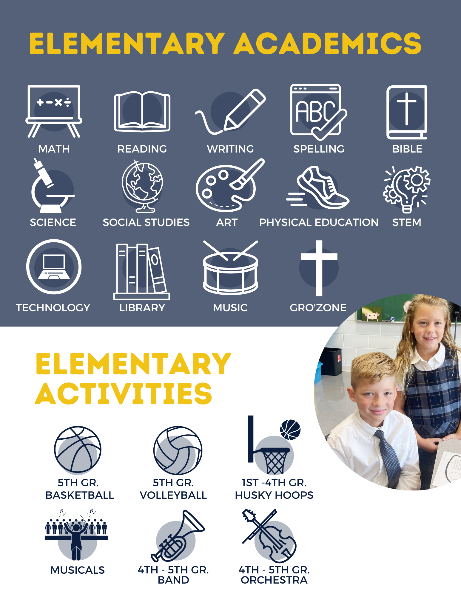 Elementary Academics/ Activities - Trinity Oaks Christian Academy